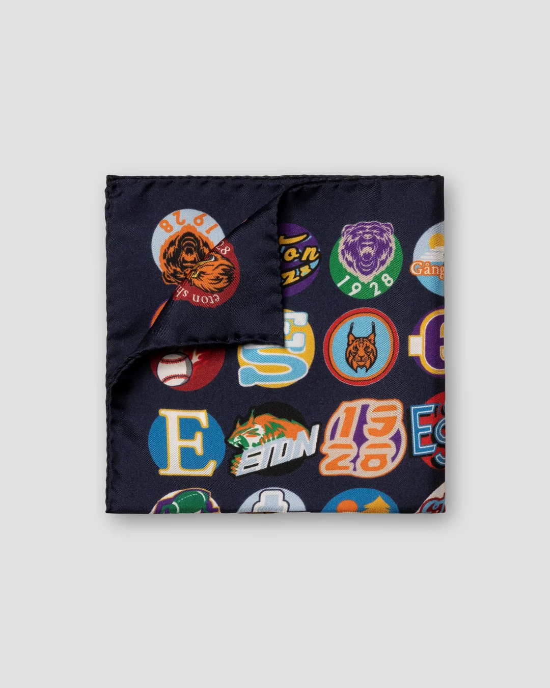 Navy blue Pocket square - Eton