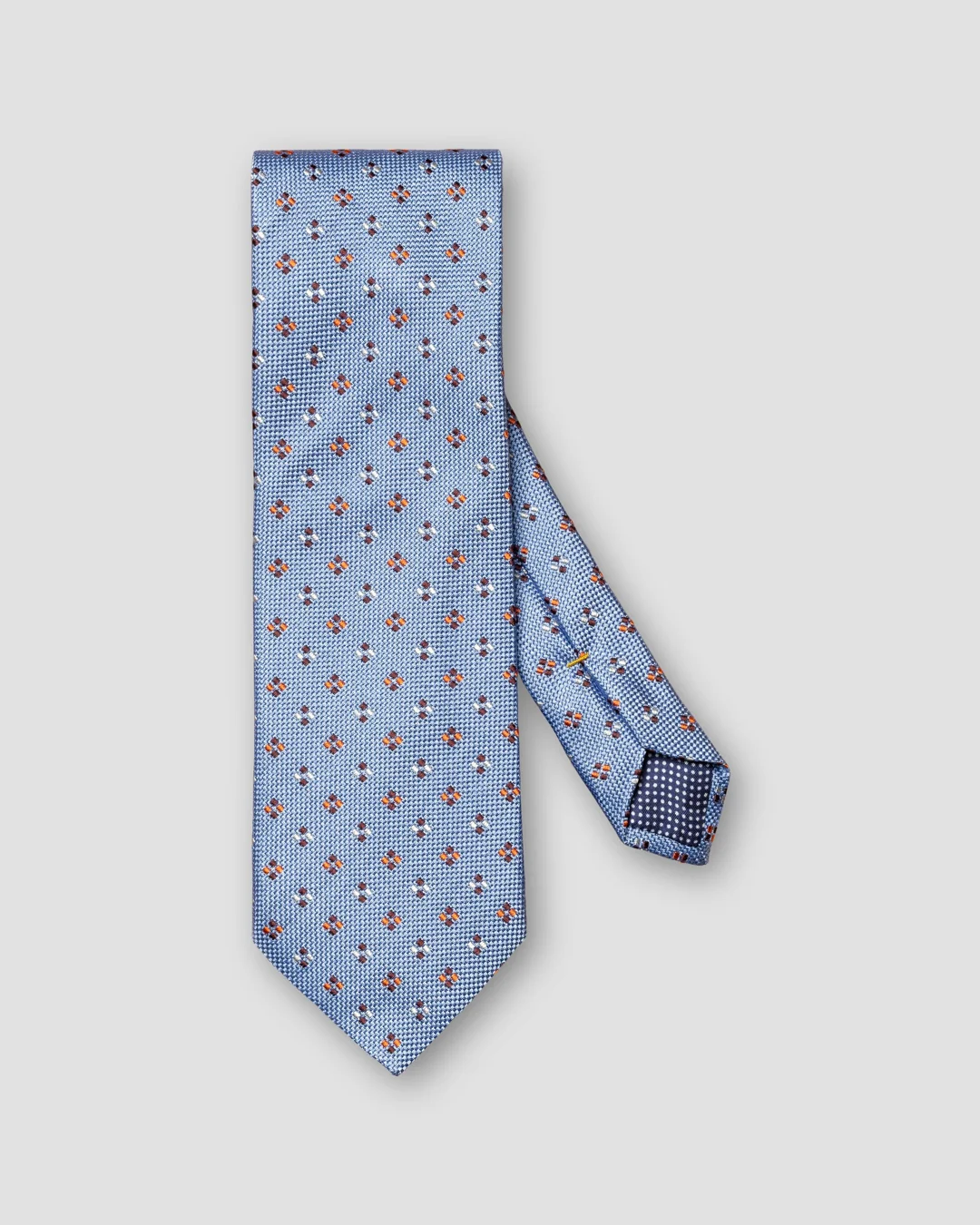 Navy Blue Silk Tie — Panama Ground - Eton