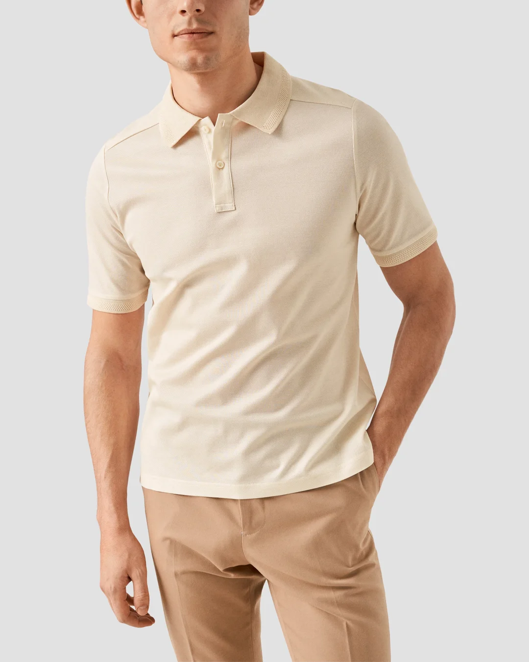 Off-White Filo di Scozia Piqué Polo Shirt - Eton