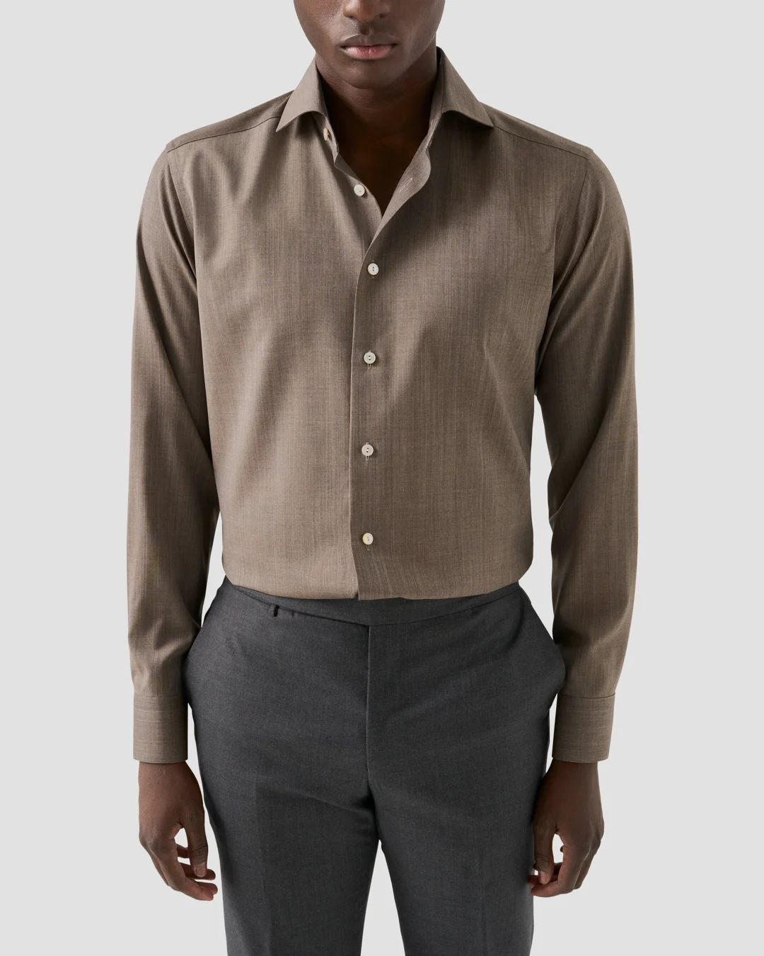 Solid Merino Shirt - Eton