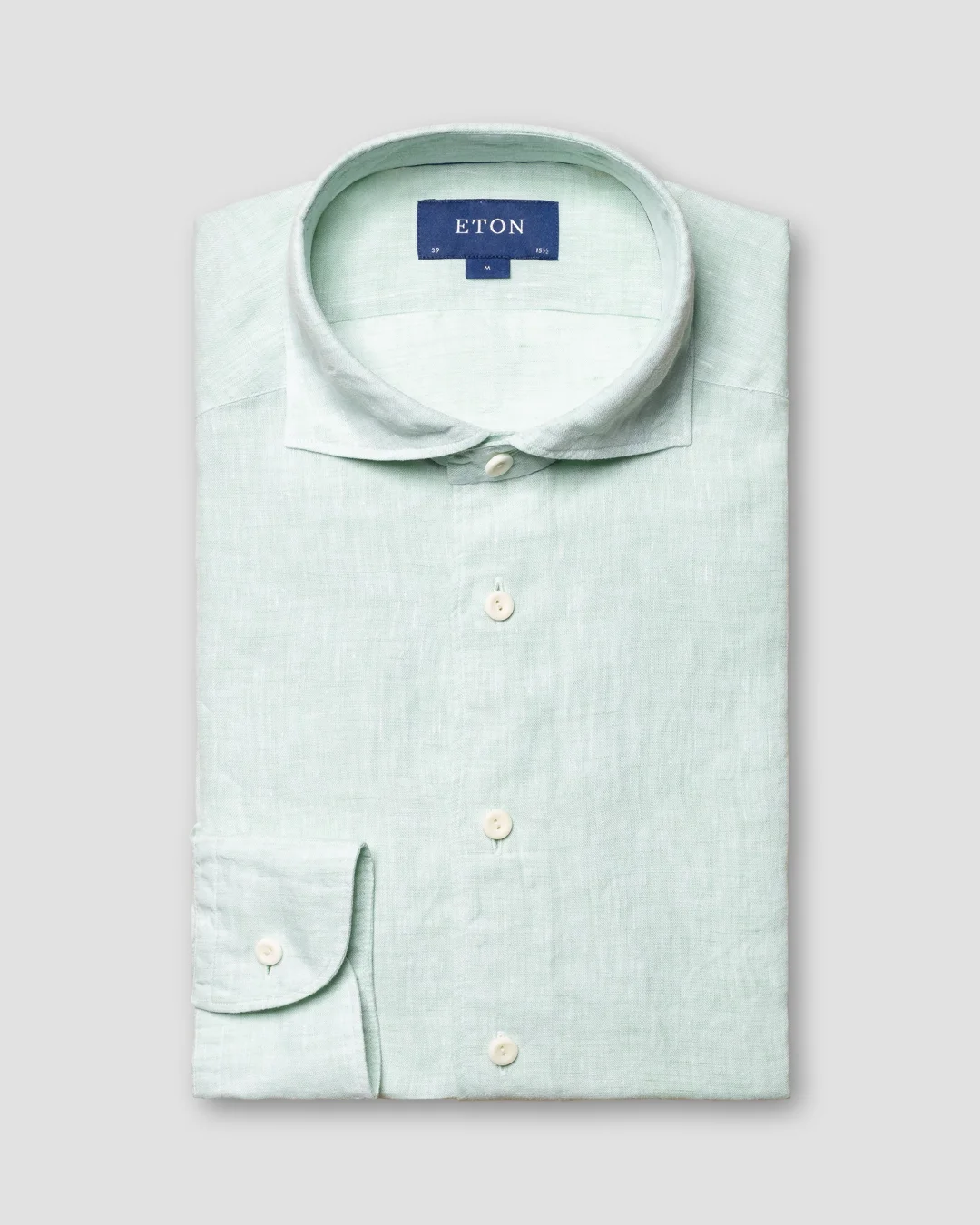 Mint Green Linen Shirt - Eton