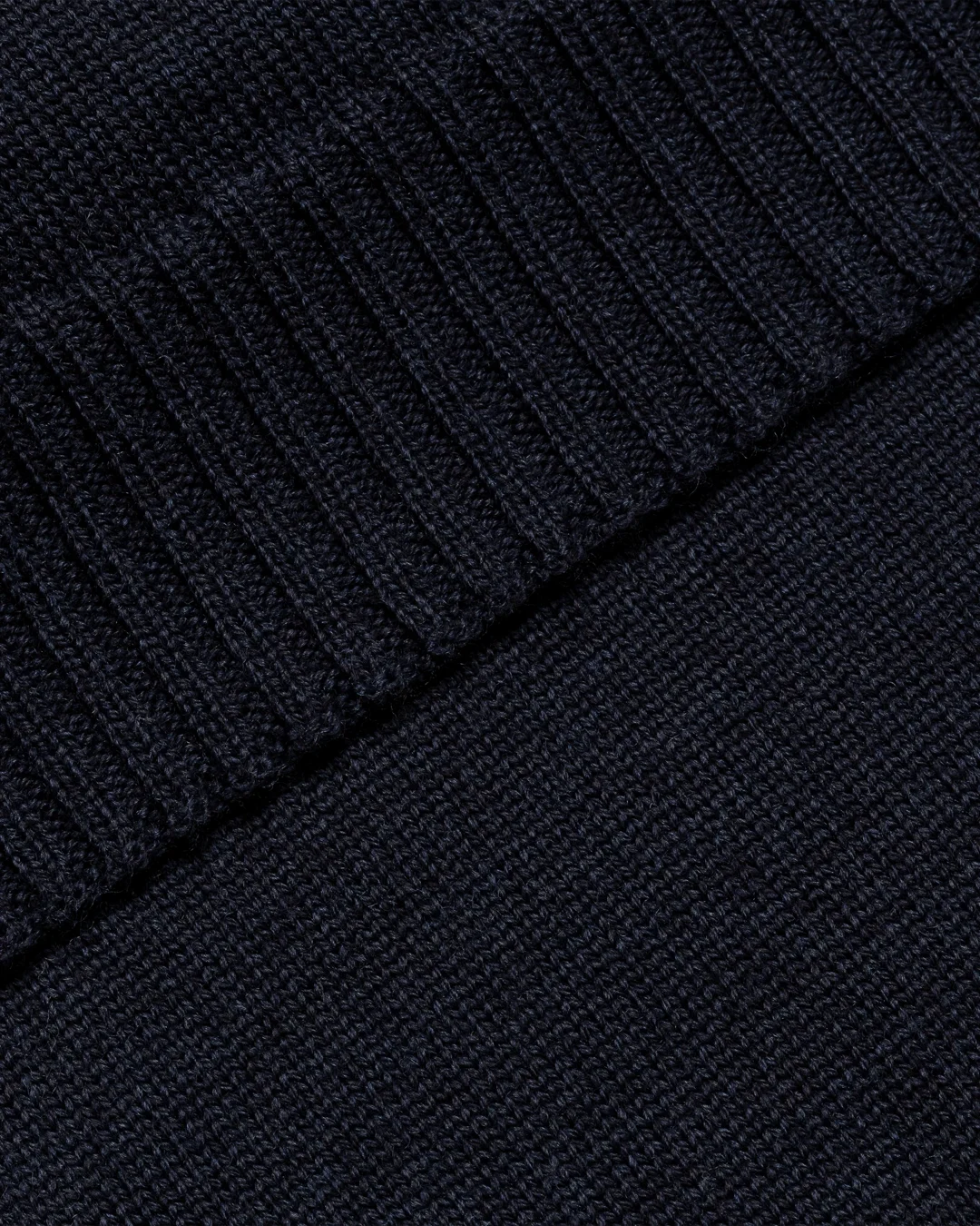 Navy Blue Turtleneck Dickey - Eton
