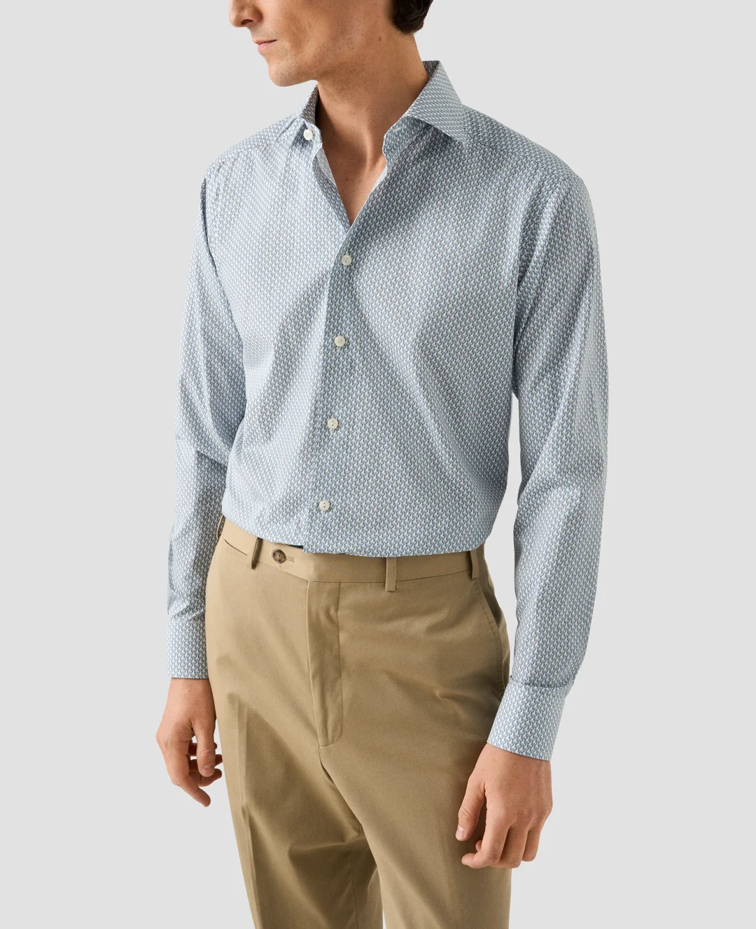 Parrot Print Signature Twill Shirt - Eton