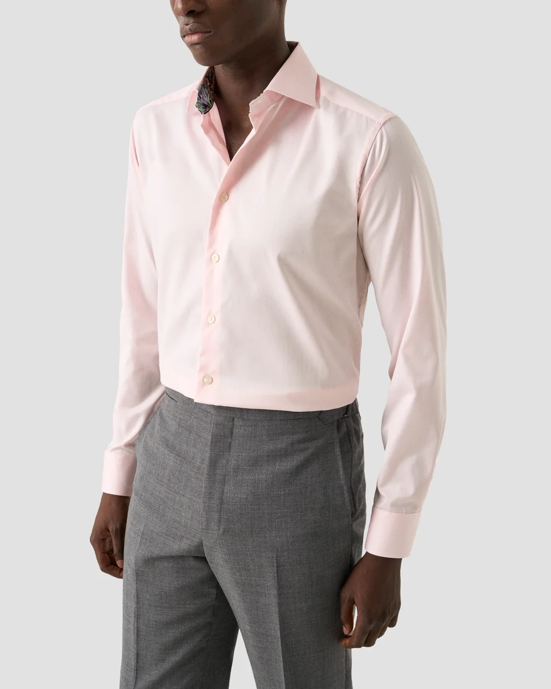 Signature Twill Paisley Effect Shirt - Eton