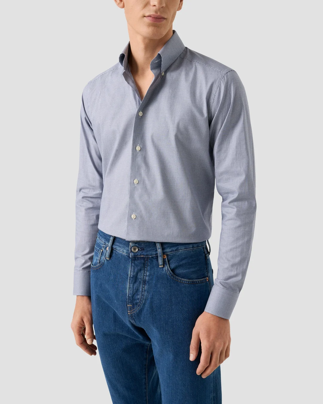 Check Signature Oxford Shirt - Eton