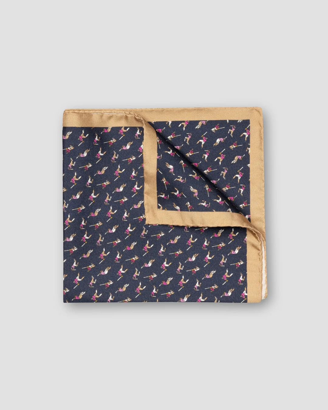 Black Silk Pocket Square - Eton