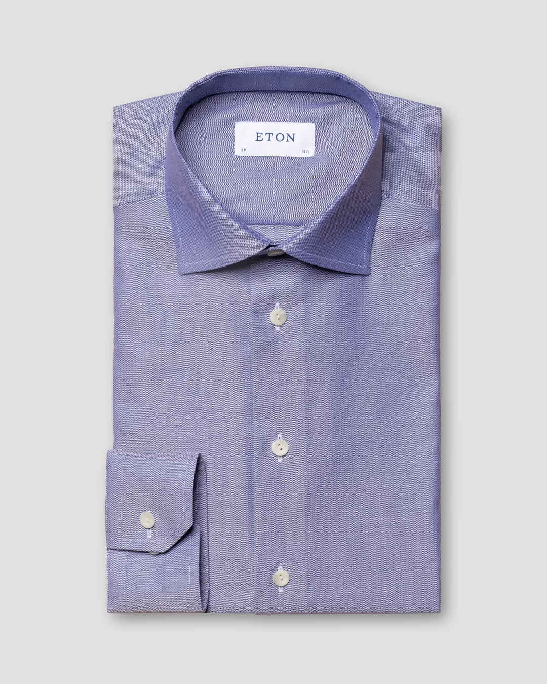Dark blue Cotton/Tencel - Eton