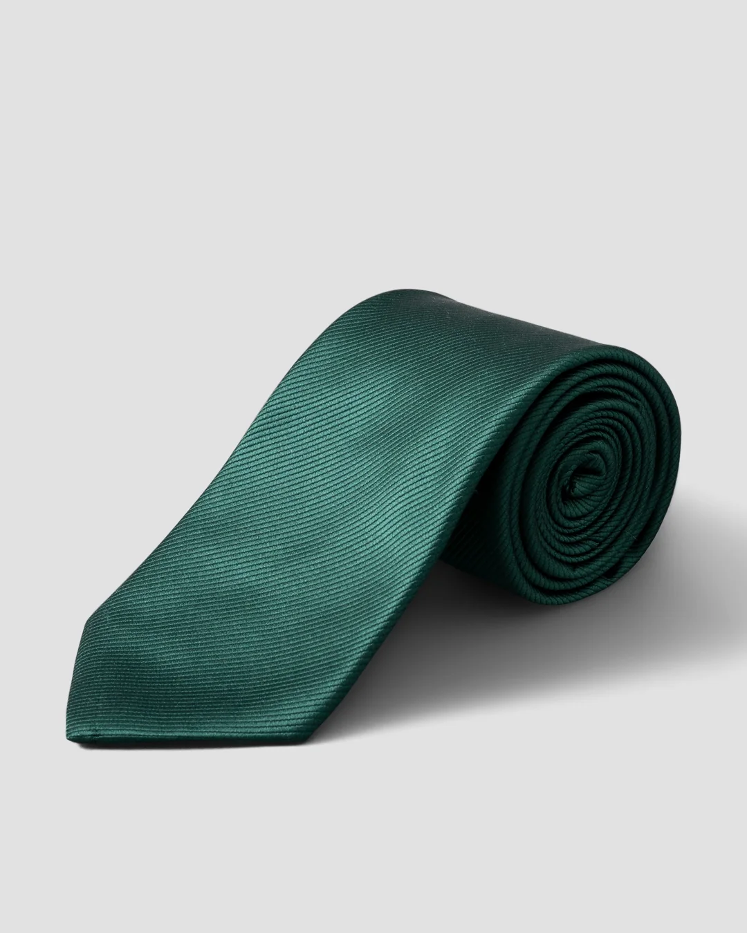 Green Silk Repp Tie - Eton