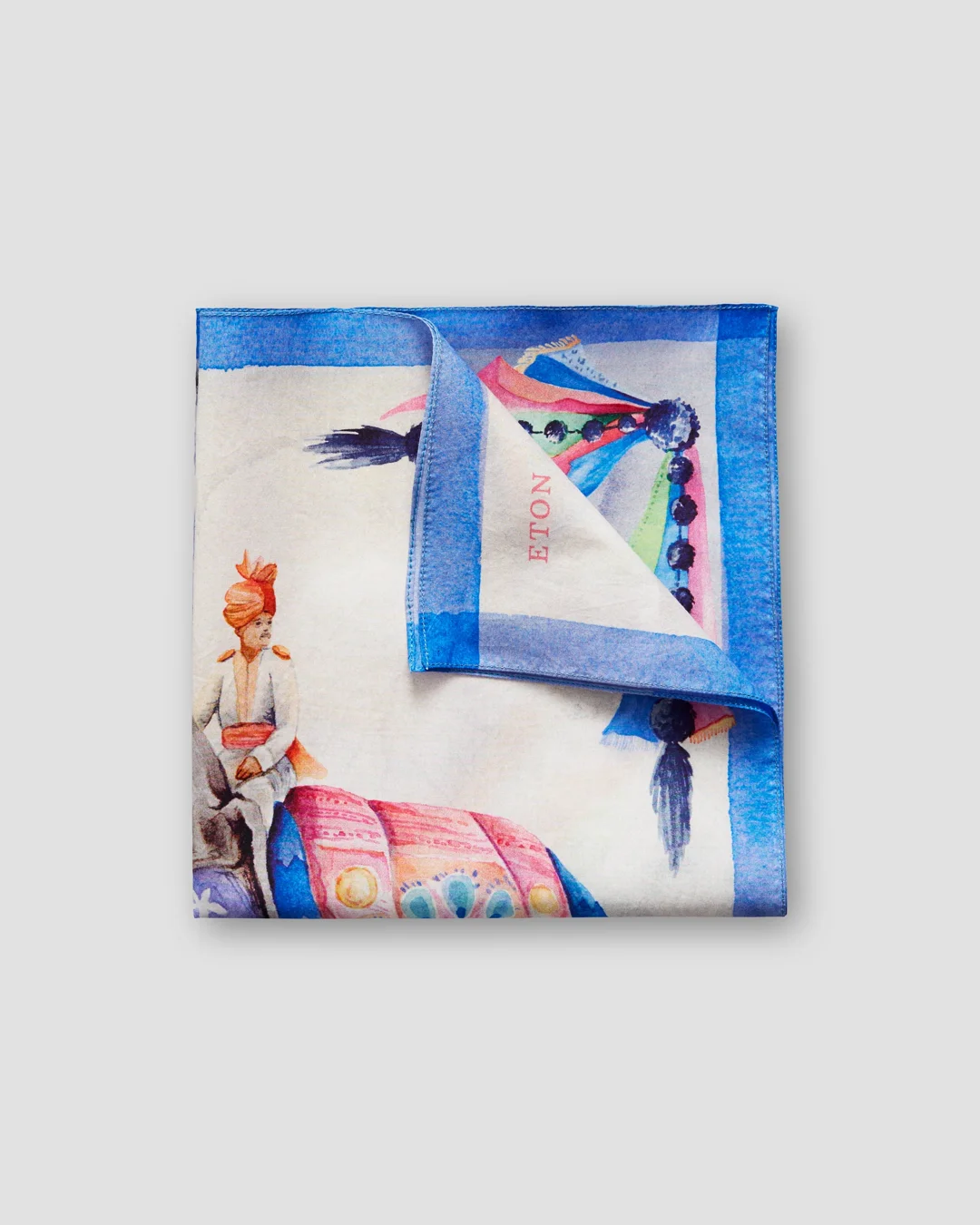 Elephant pocket square - Eton