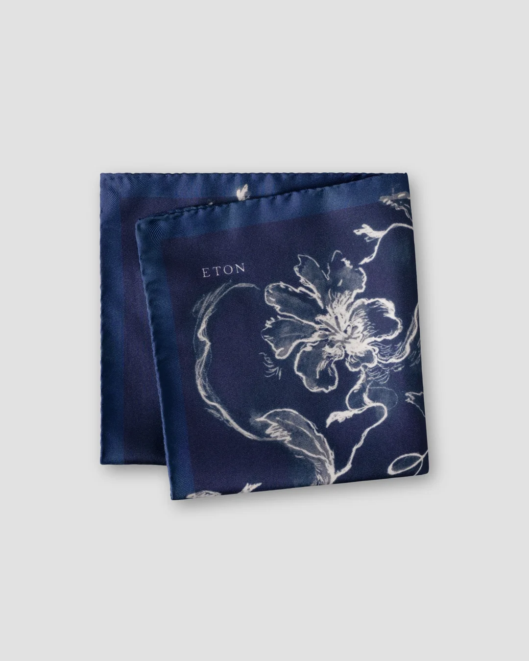 Floral Silk Pocket Square - Eton
