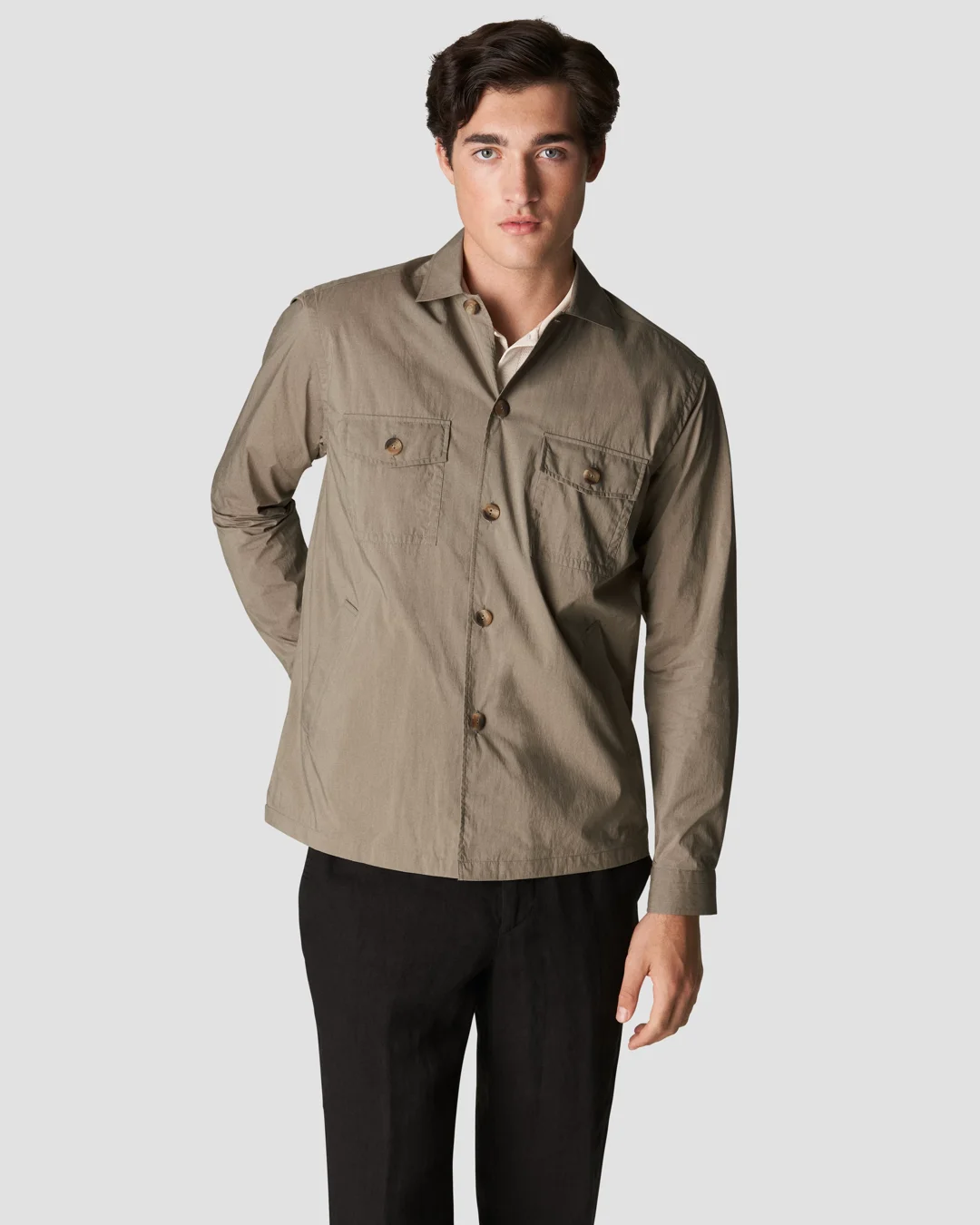 Light Brown Wind Overshirt - Eton