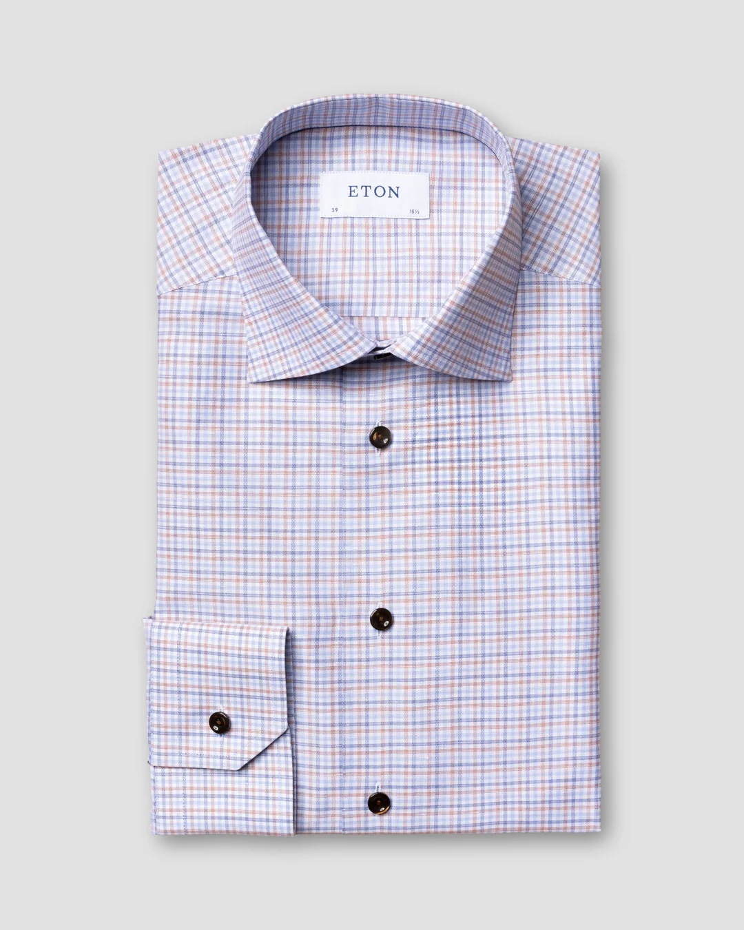 Blue checked shirt - Eton