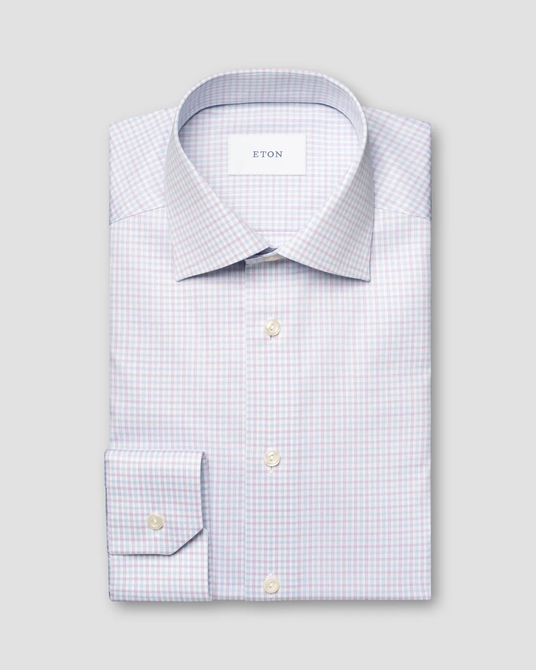 Check Twill Shirt - Eton
