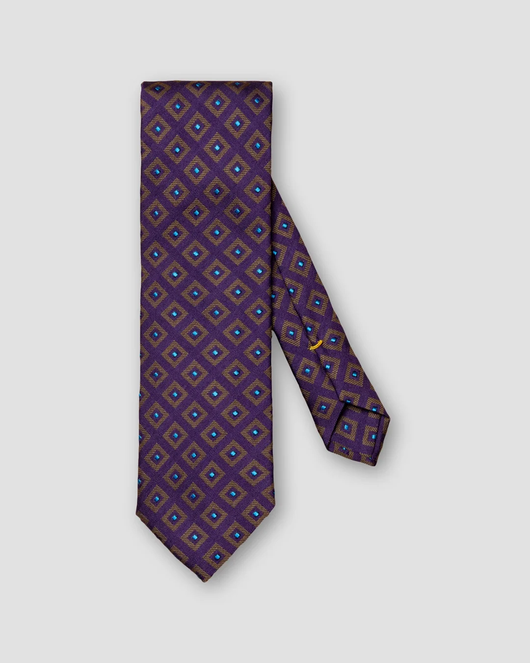 Blue Geometric Tie - Eton