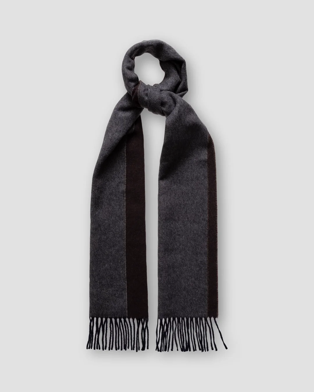 Dark grey wool scarf - Eton