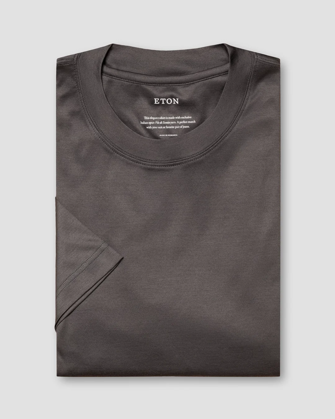 Mid Gray Filo di Scozia T-Shirt - Eton