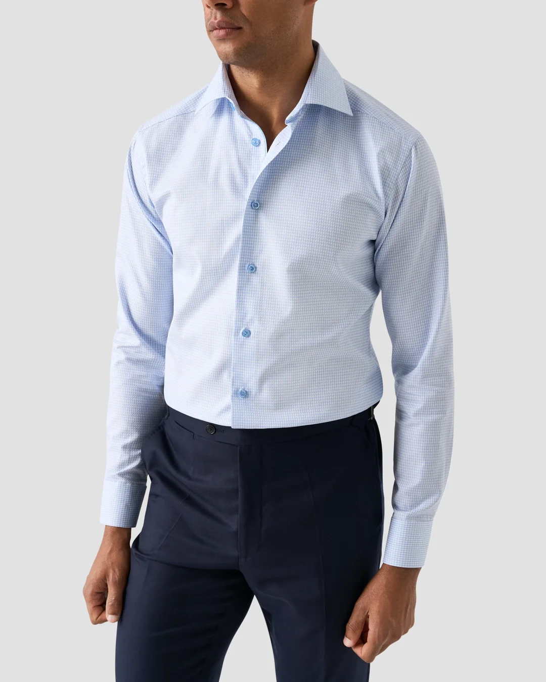 Check Signature Dobby Shirt - Eton