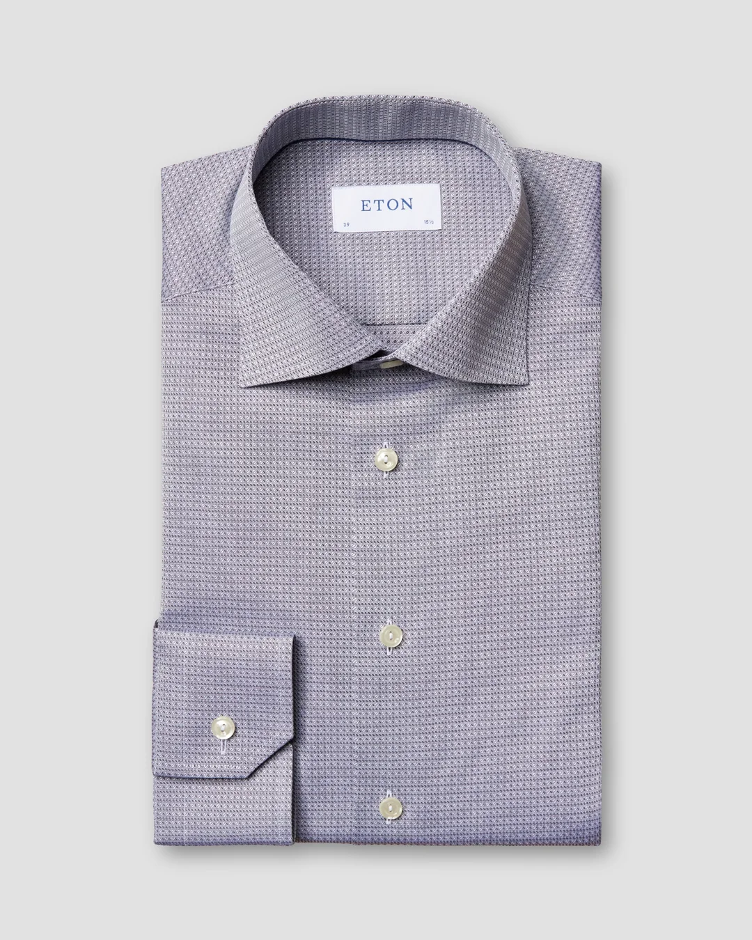 Patterned royal dobby shirt - Eton