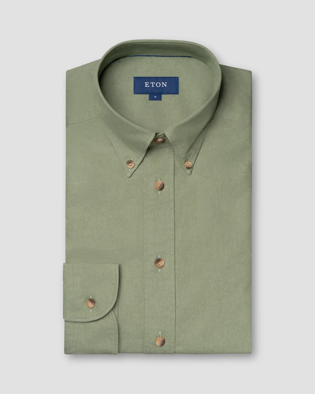 Green Denim Shirt - Eton