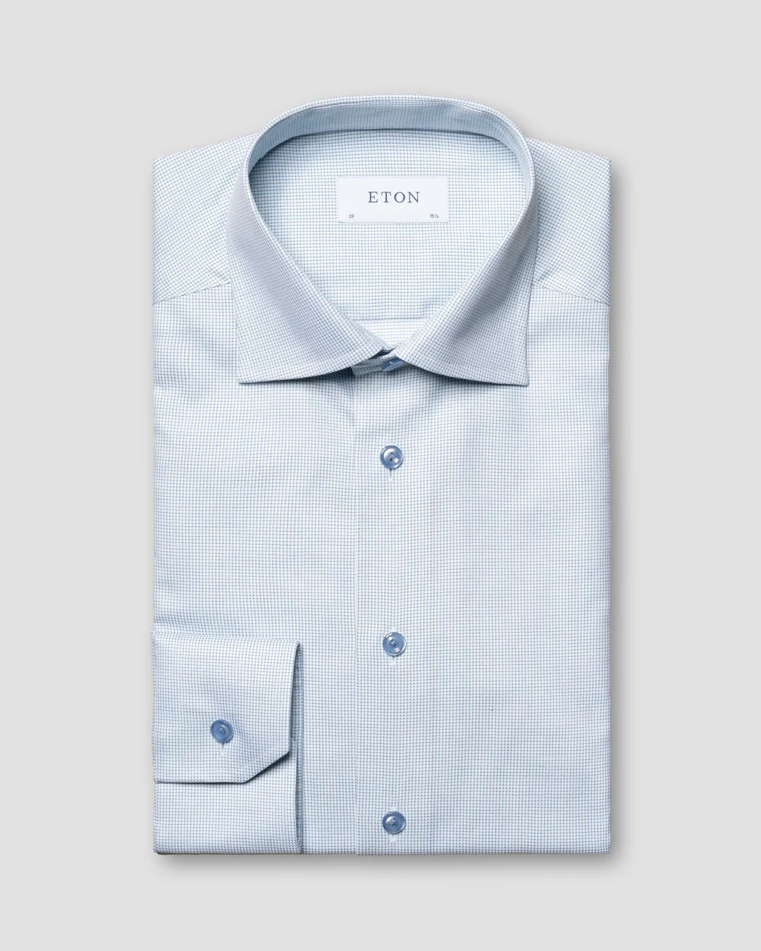 Green Dobby Shirt - Eton