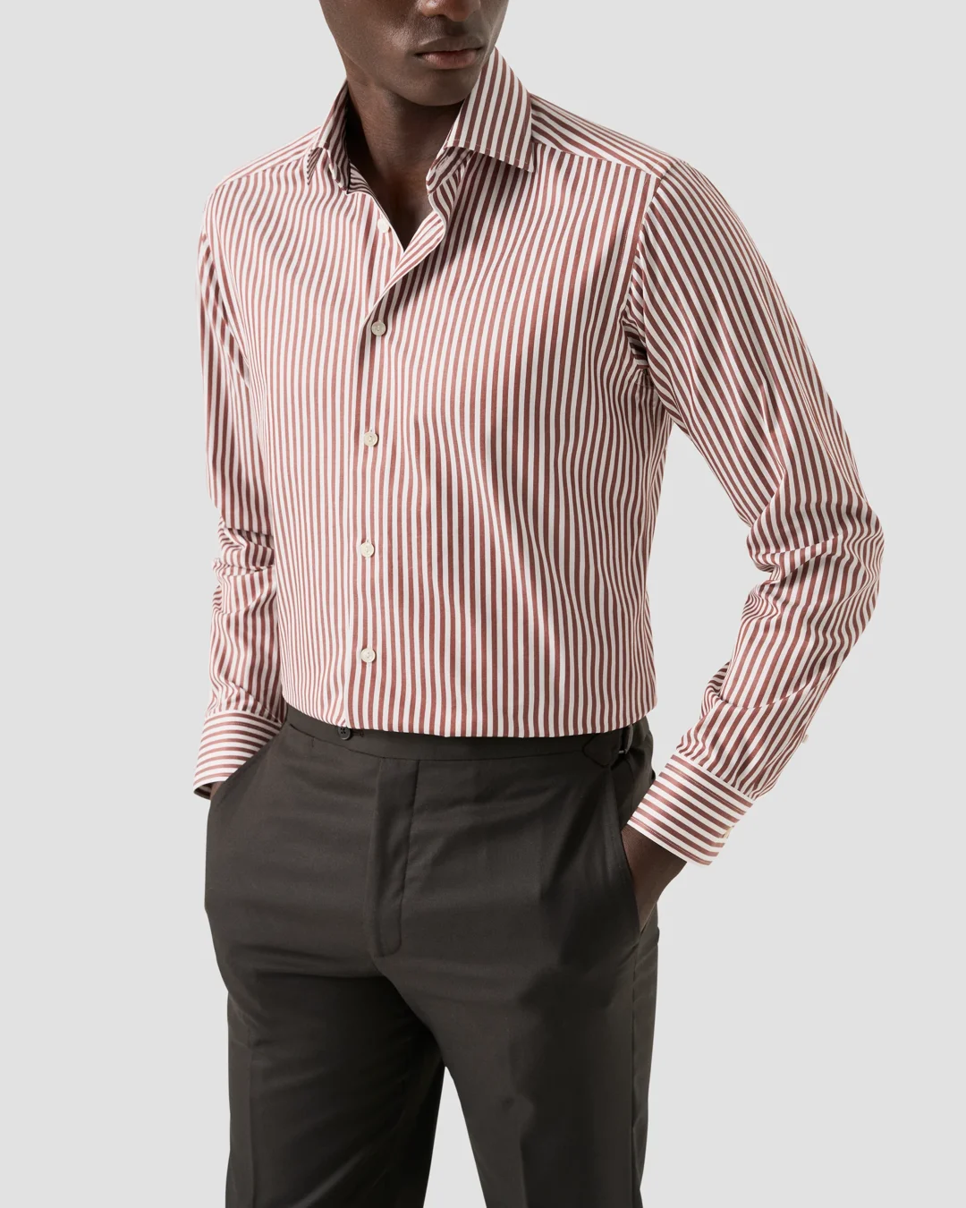 Bengal Striped Signature Twill Shirt - Eton