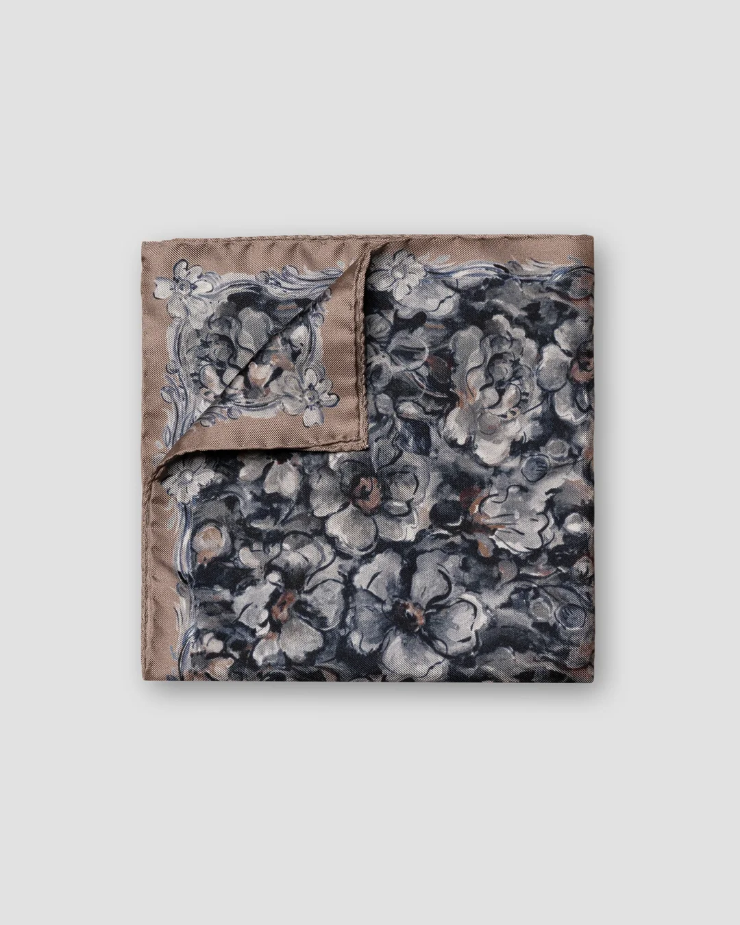 Brown Pocket square - Eton