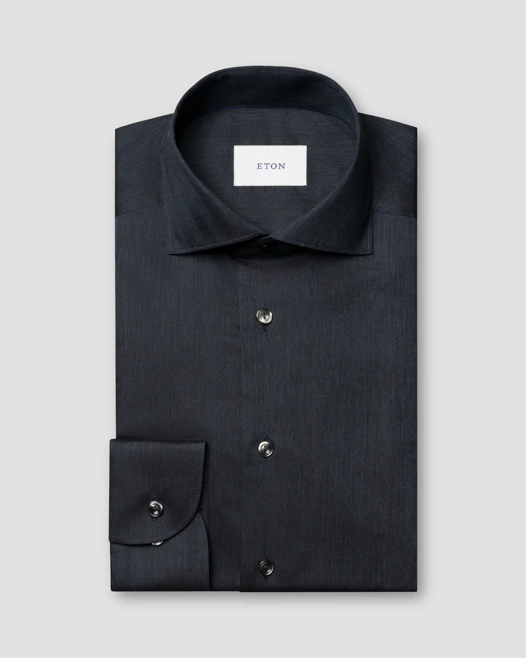 Solid Signature Flannel Shirt - Eton