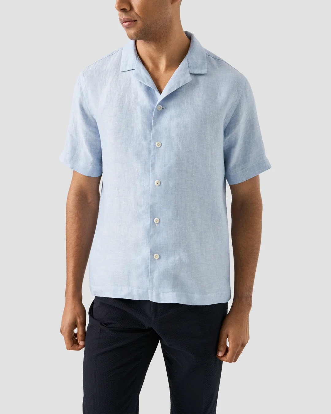 Linen Twill Resort Shirt - Eton