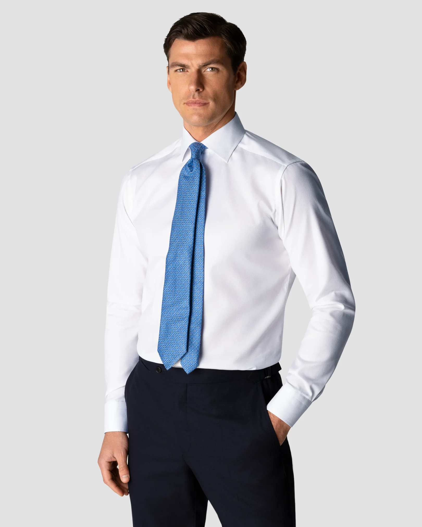 White Royal Oxford Shirt - Eton