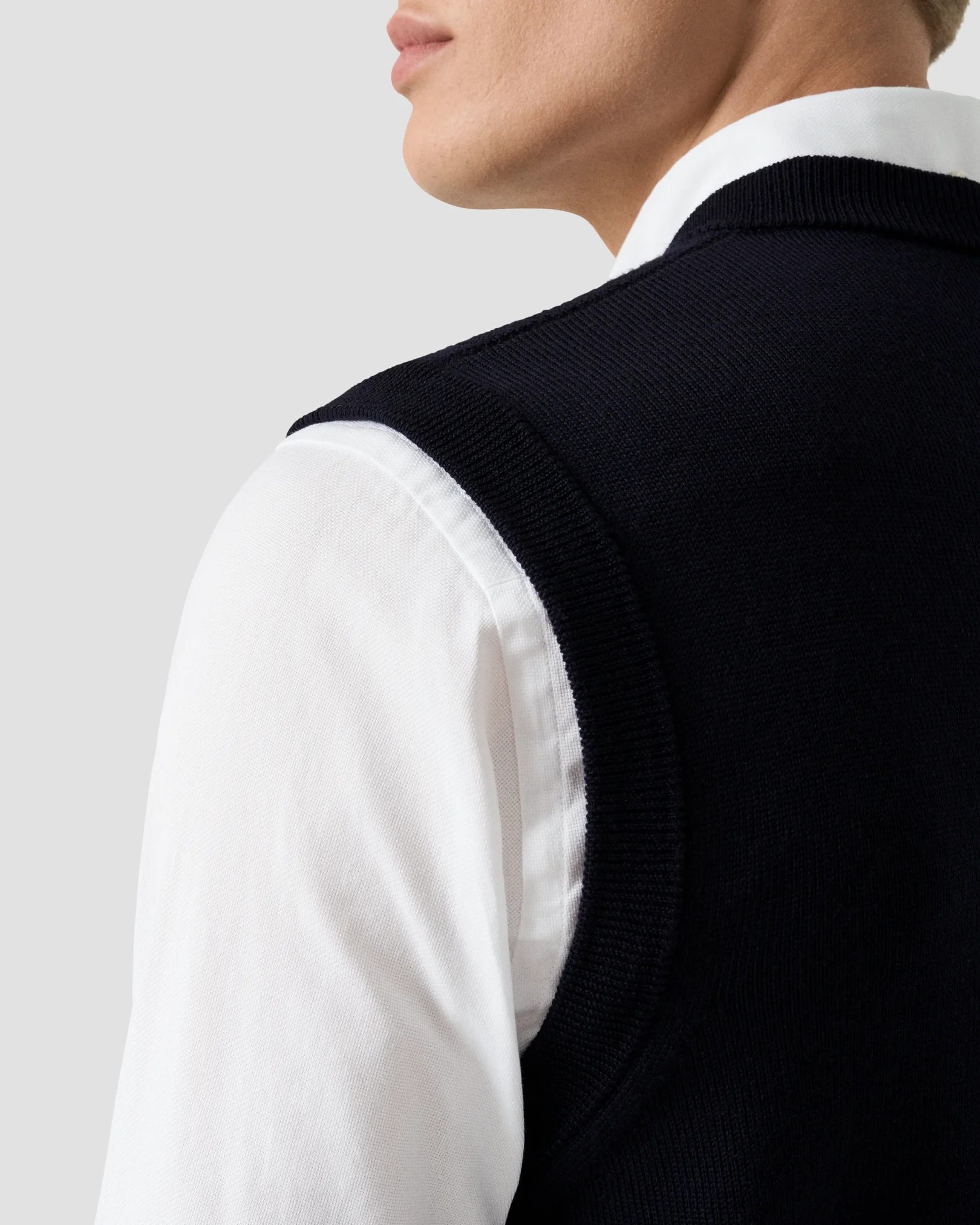 Structured Knit Vest - Eton