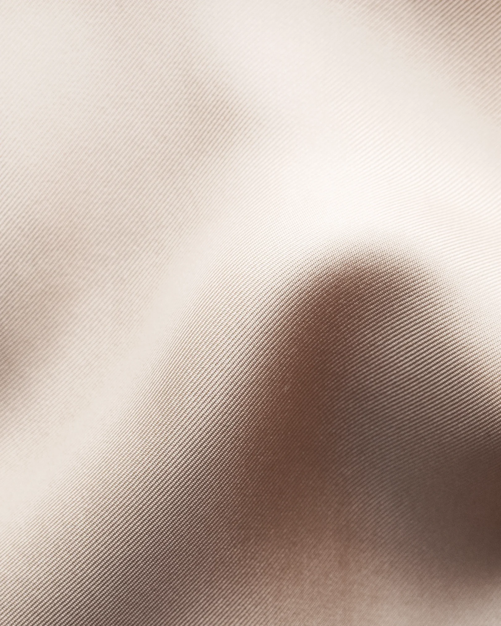 Light Brown Silk Twill Shirt - Eton