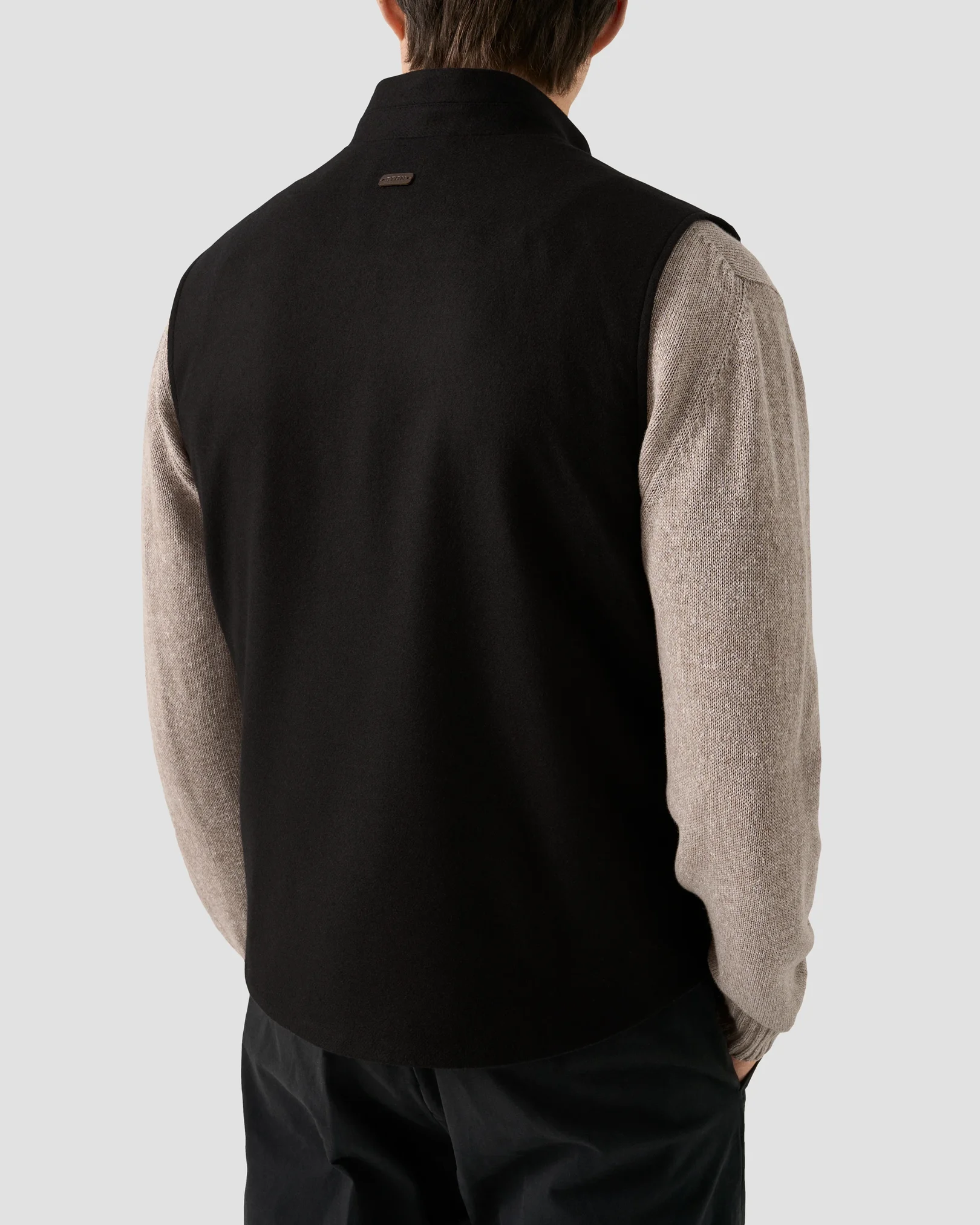 Wool Cashmere Dream Zip Vest - Eton