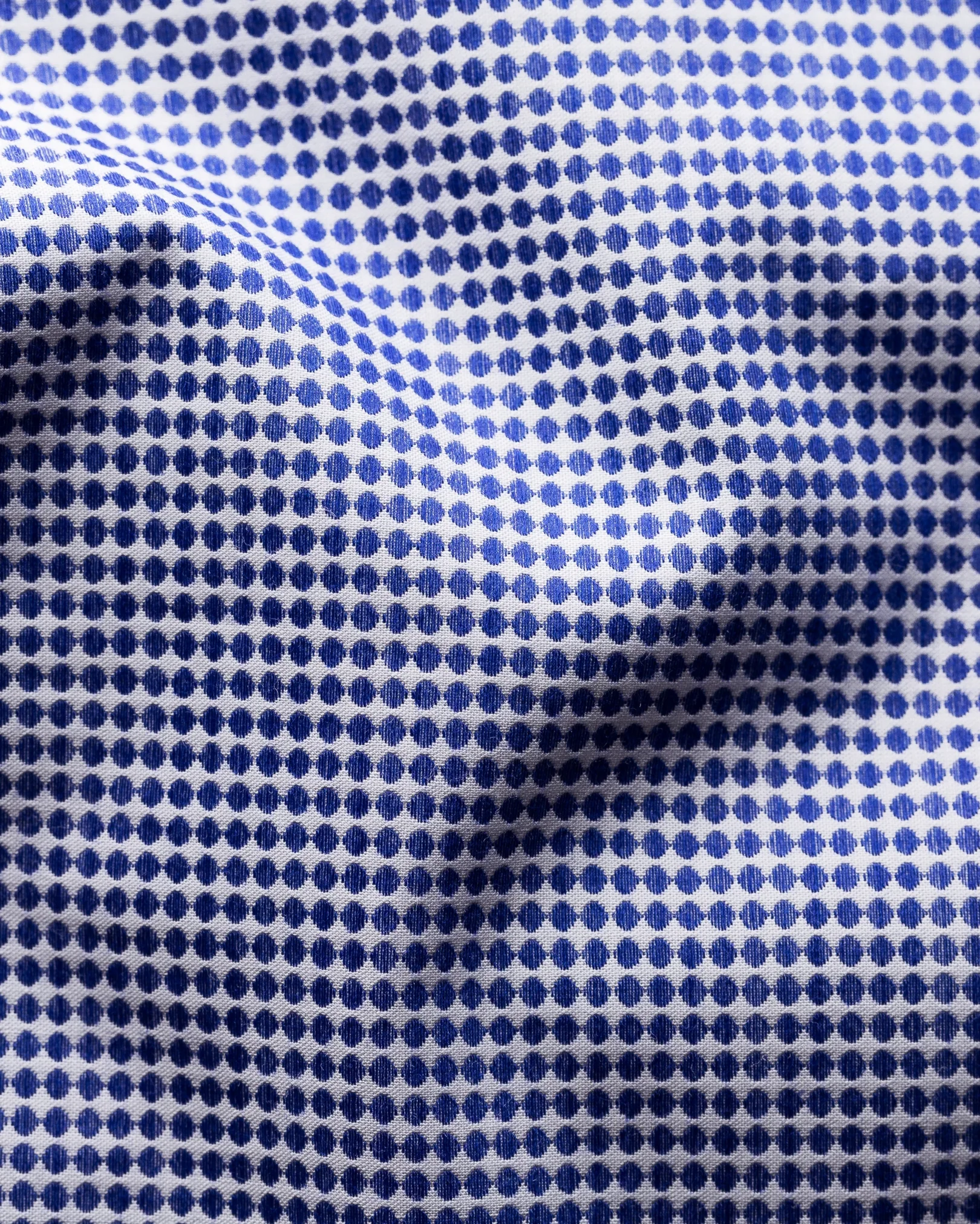 Blue Dots Weave Shirt - Eton