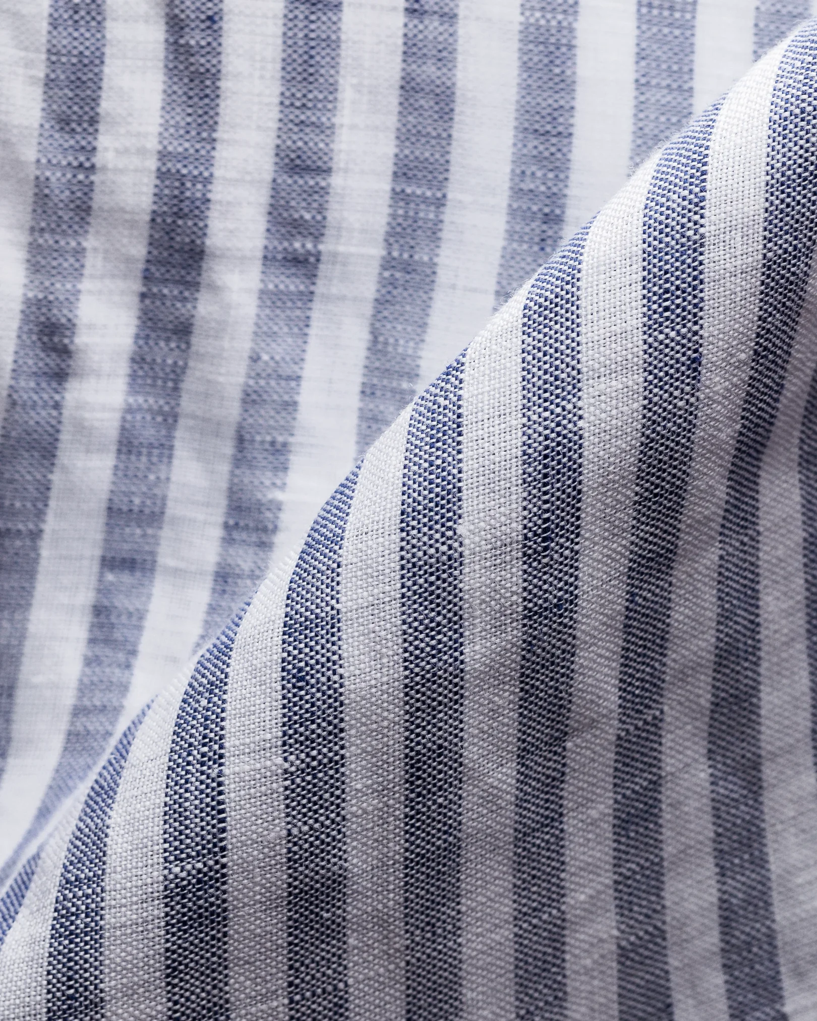 Blue striped linen shirt - Eton