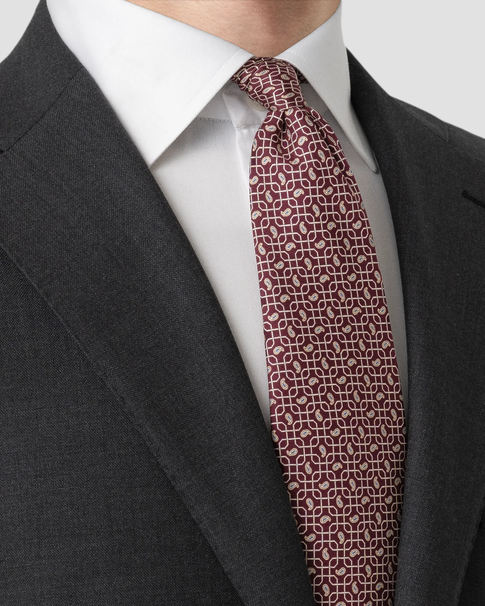 Paisley Print Tie - Eton