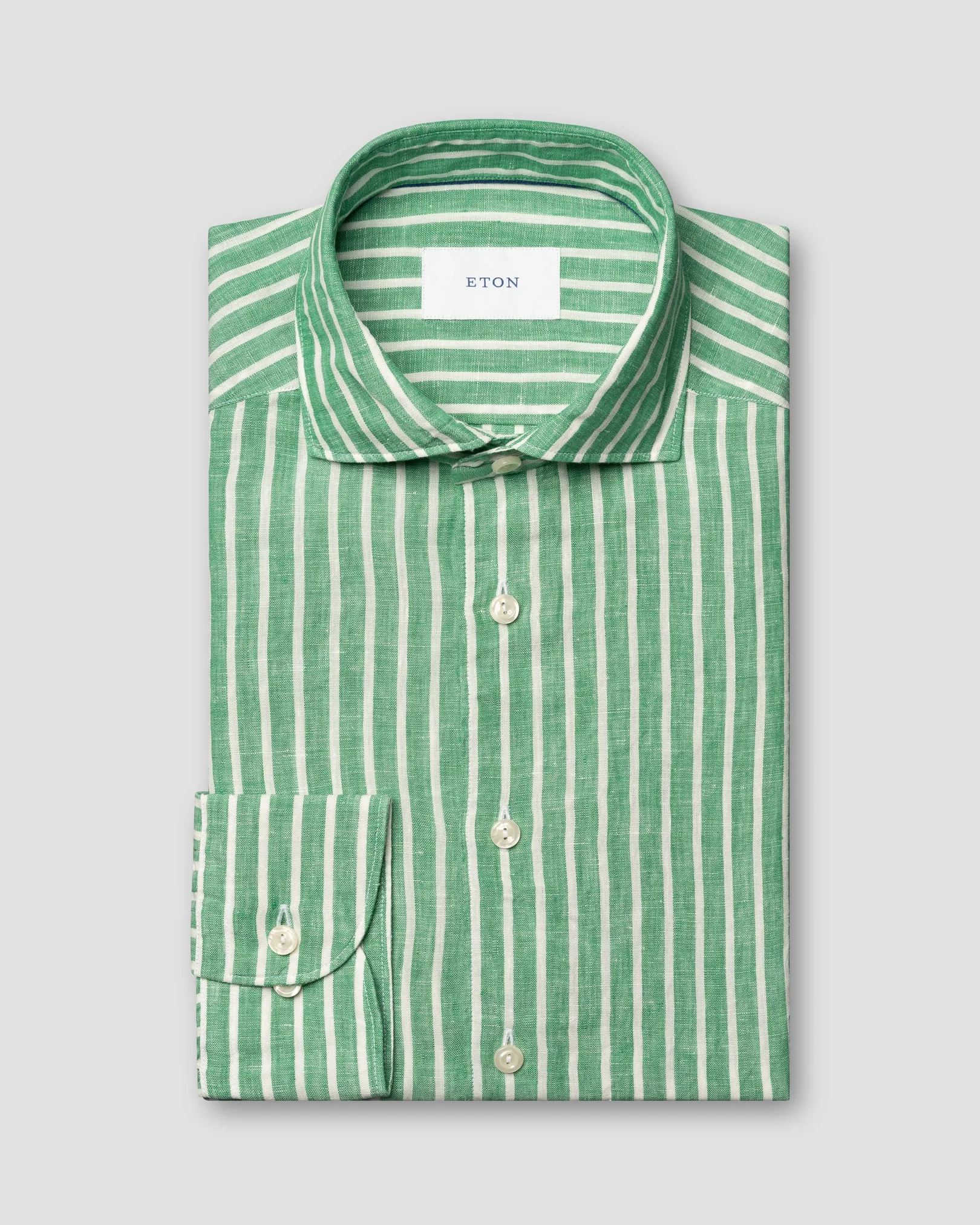 Striped Linen Shirt - Eton