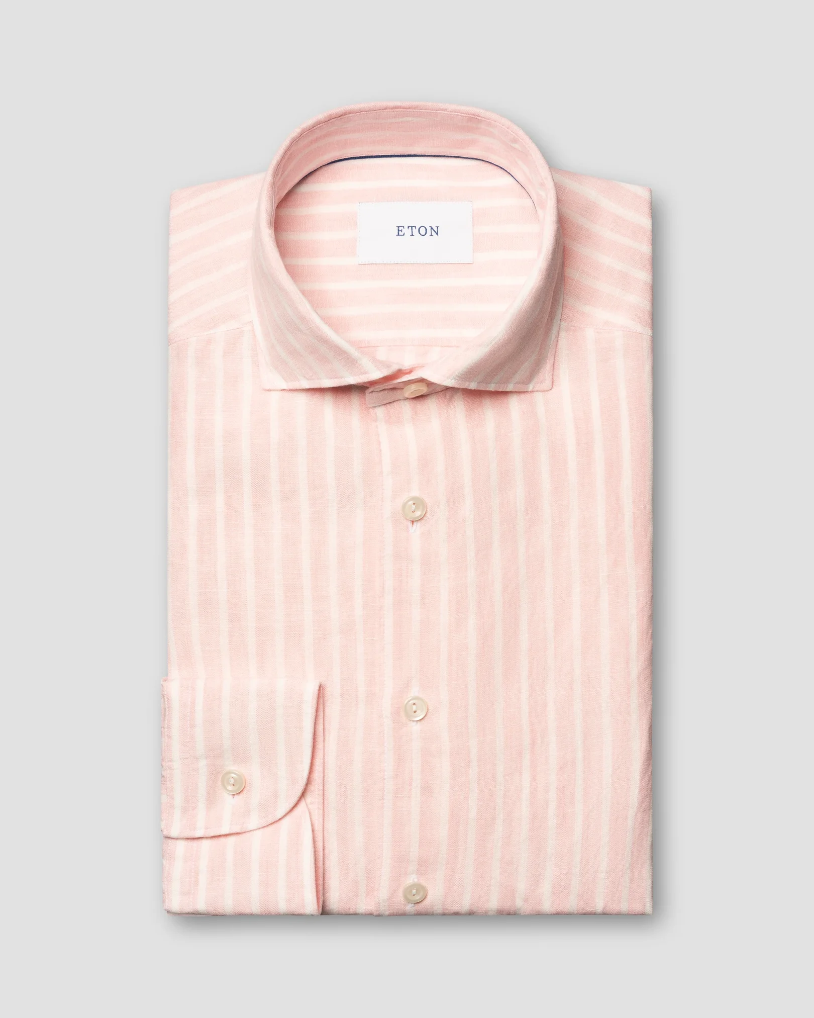 Gestreiftes Leinenhemd - Eton
