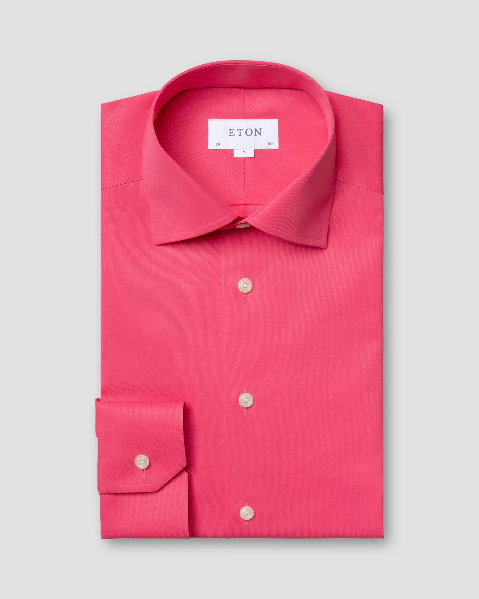 Pink satin shirt - Eton