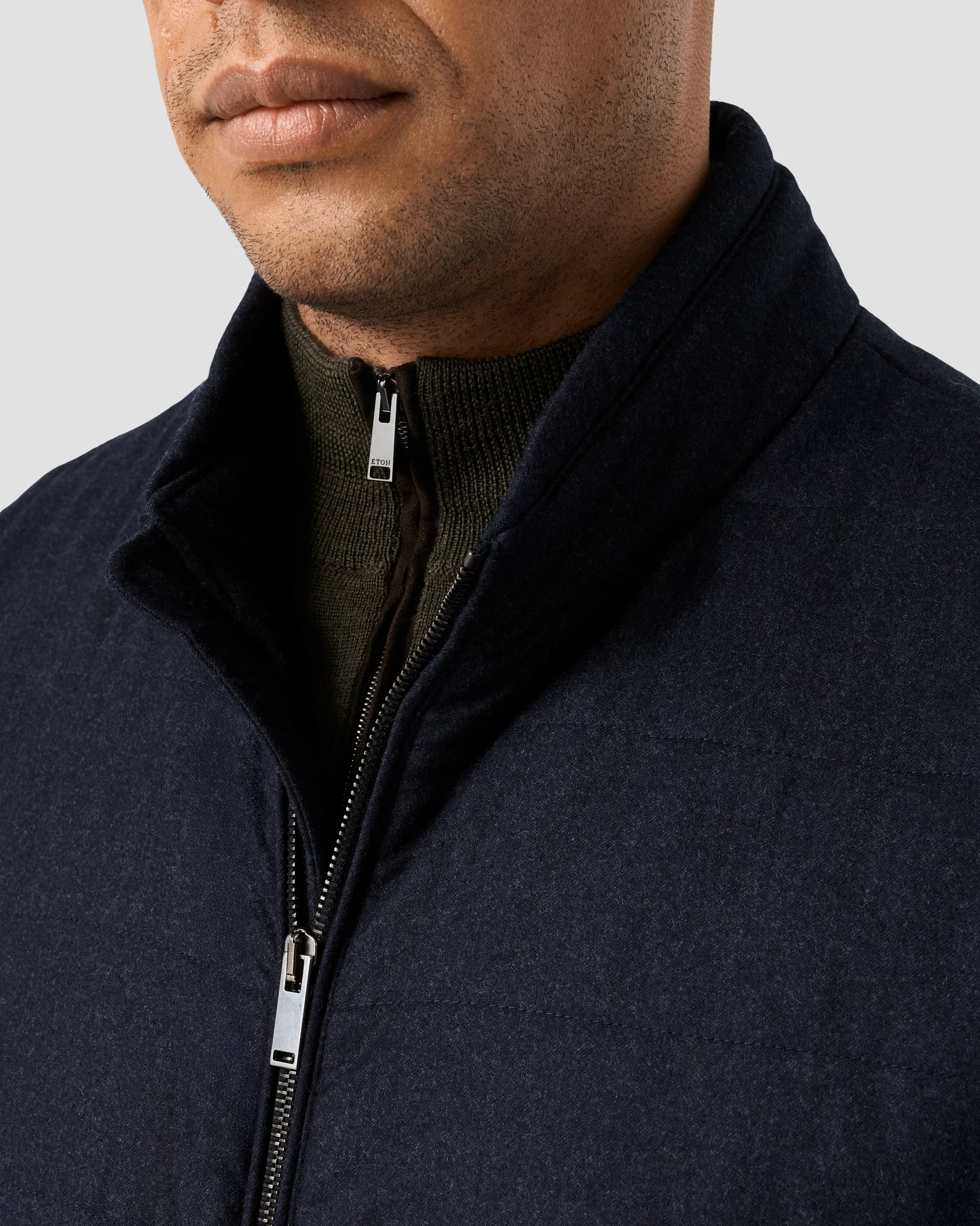 Wool Padded Vest - Eton