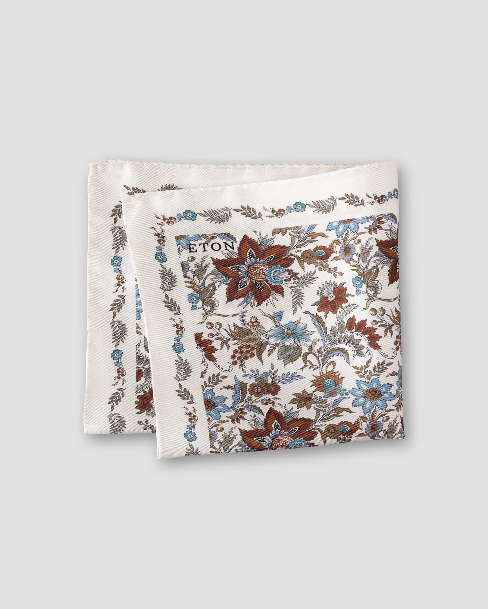 Four Sided Silk Pocket Square - Eton