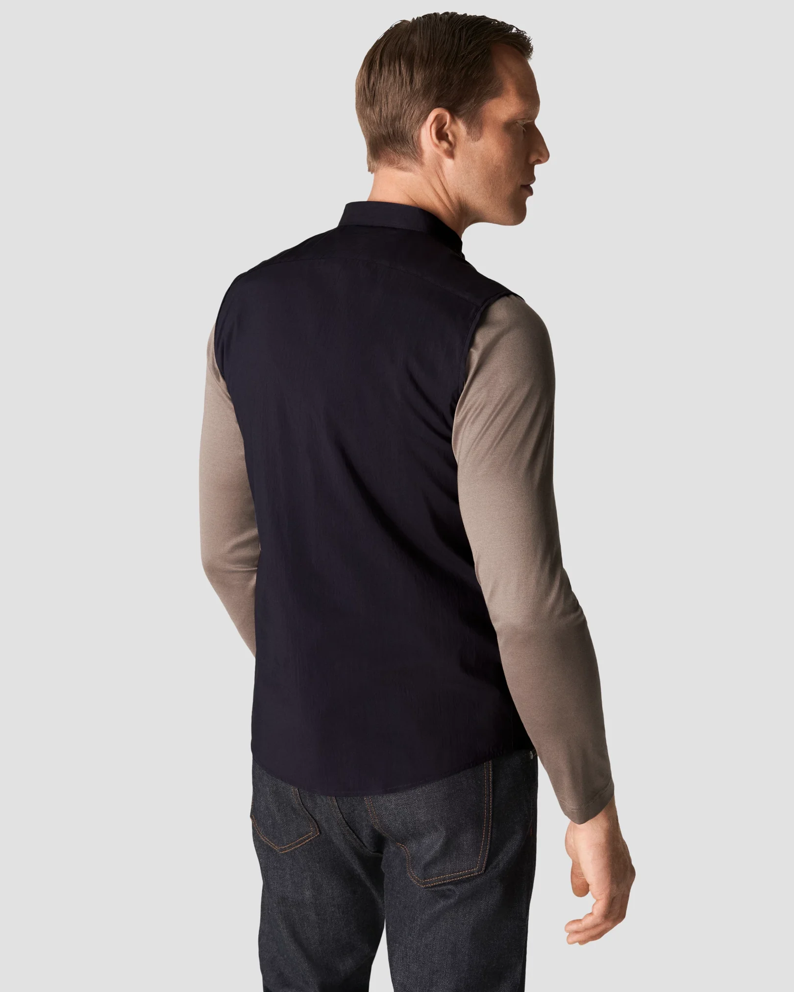 Navy Wind Vest - Eton