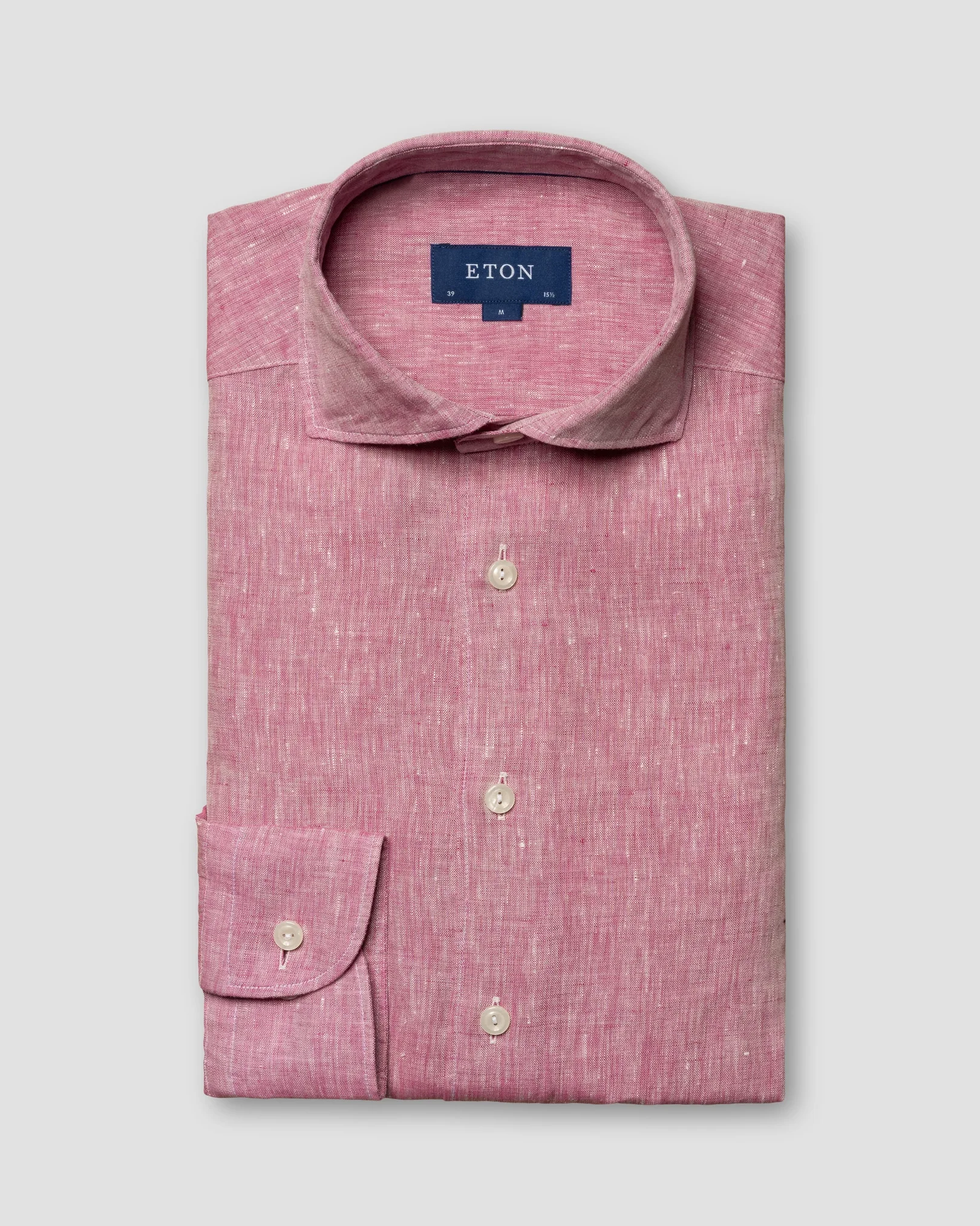 Pink Linen Shirt - Eton