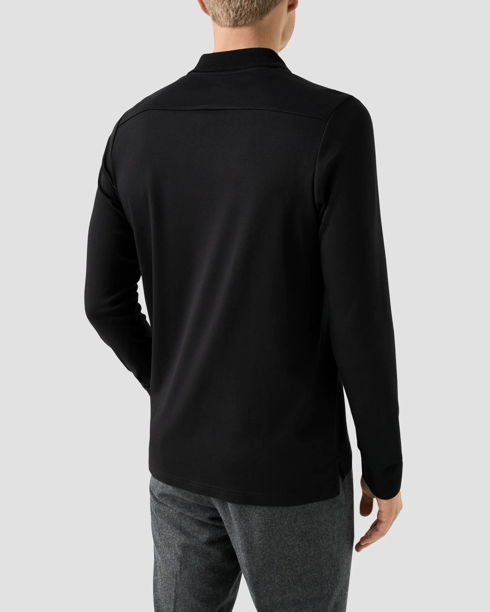 Interlock Knit Polo Sweater - Eton