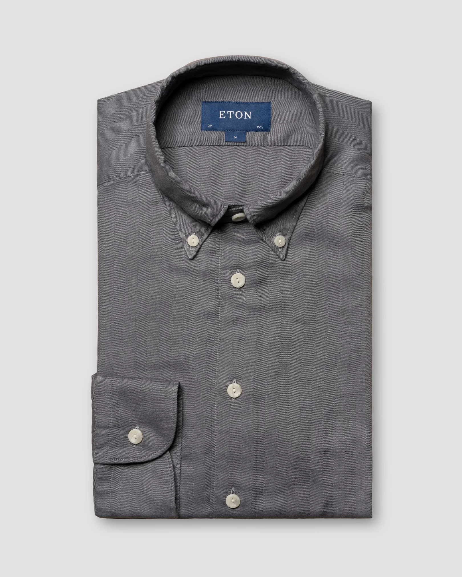 Mid grey Lightweight flannel - Eton