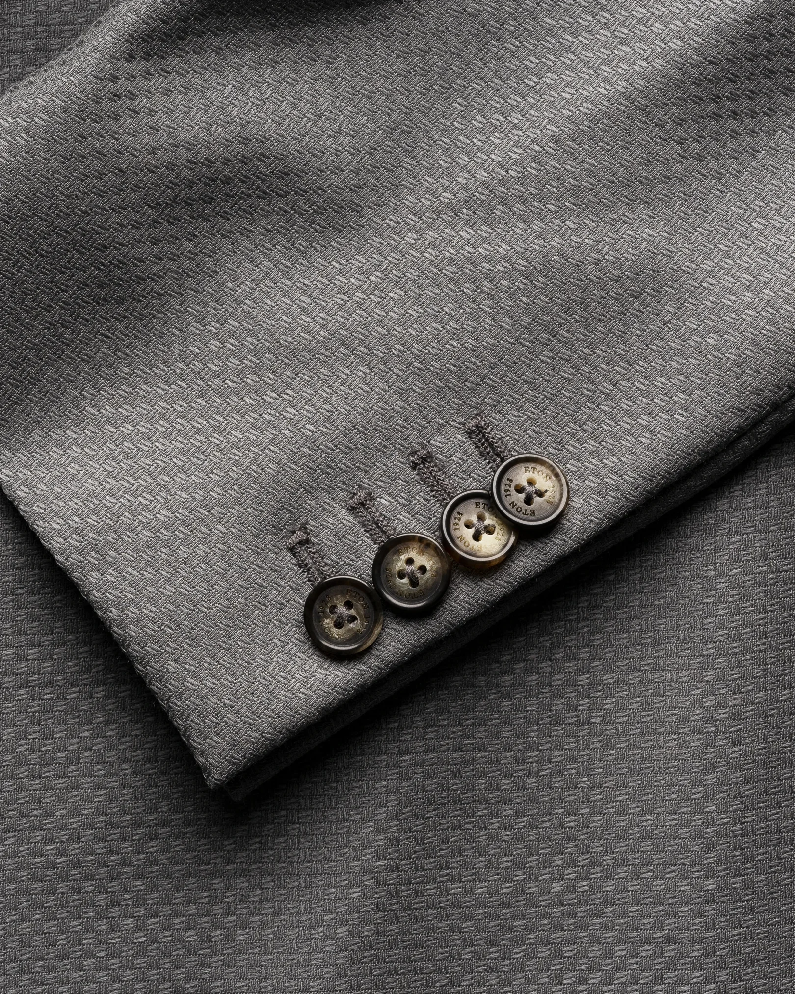 Wool Hopsack Soft Jacket - Eton