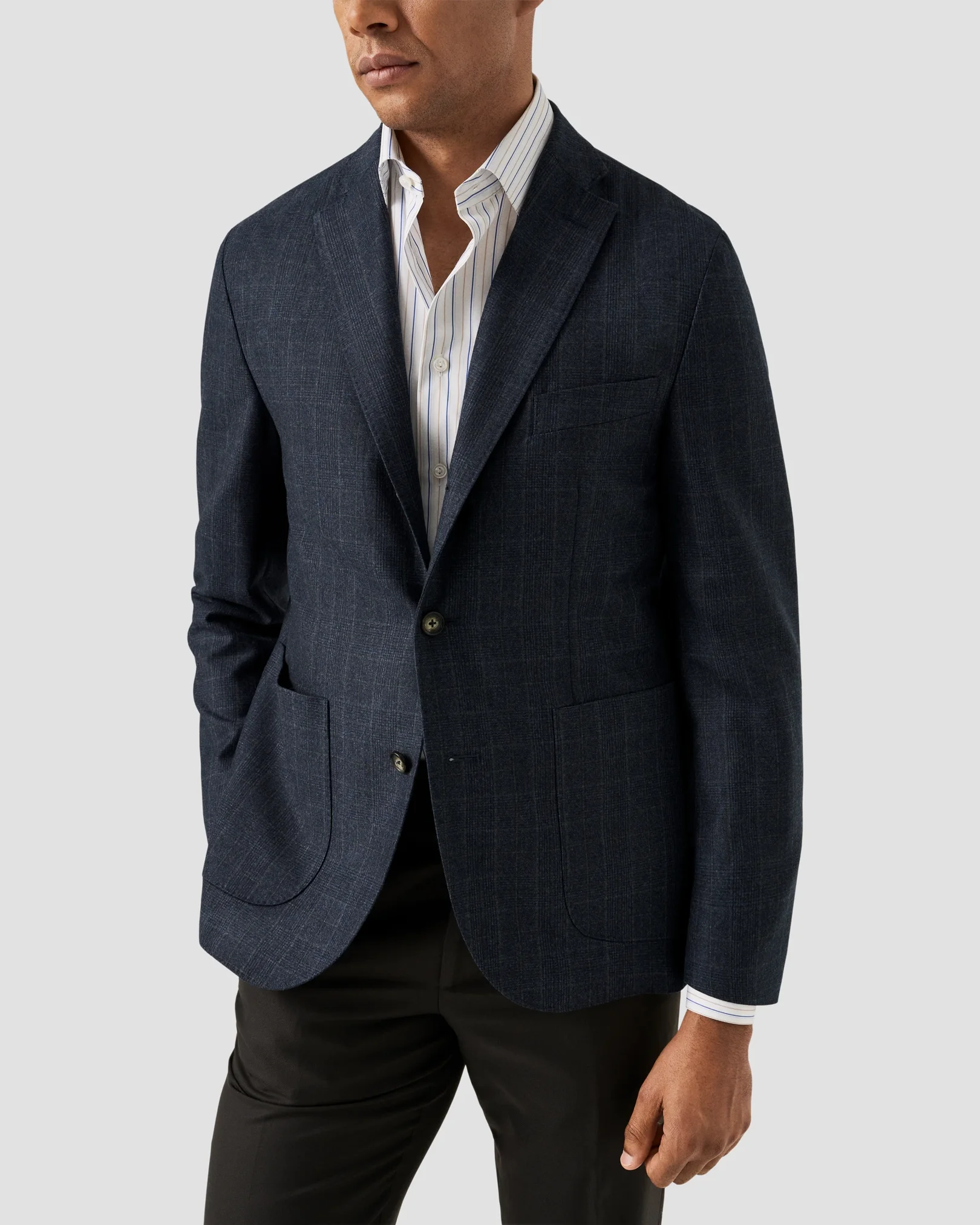 Check Flannel Soft Jacket - Eton