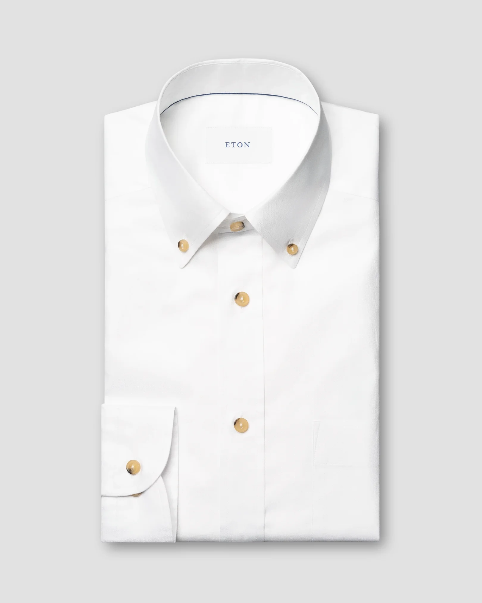 White Royal Oxford Shirt - Eton