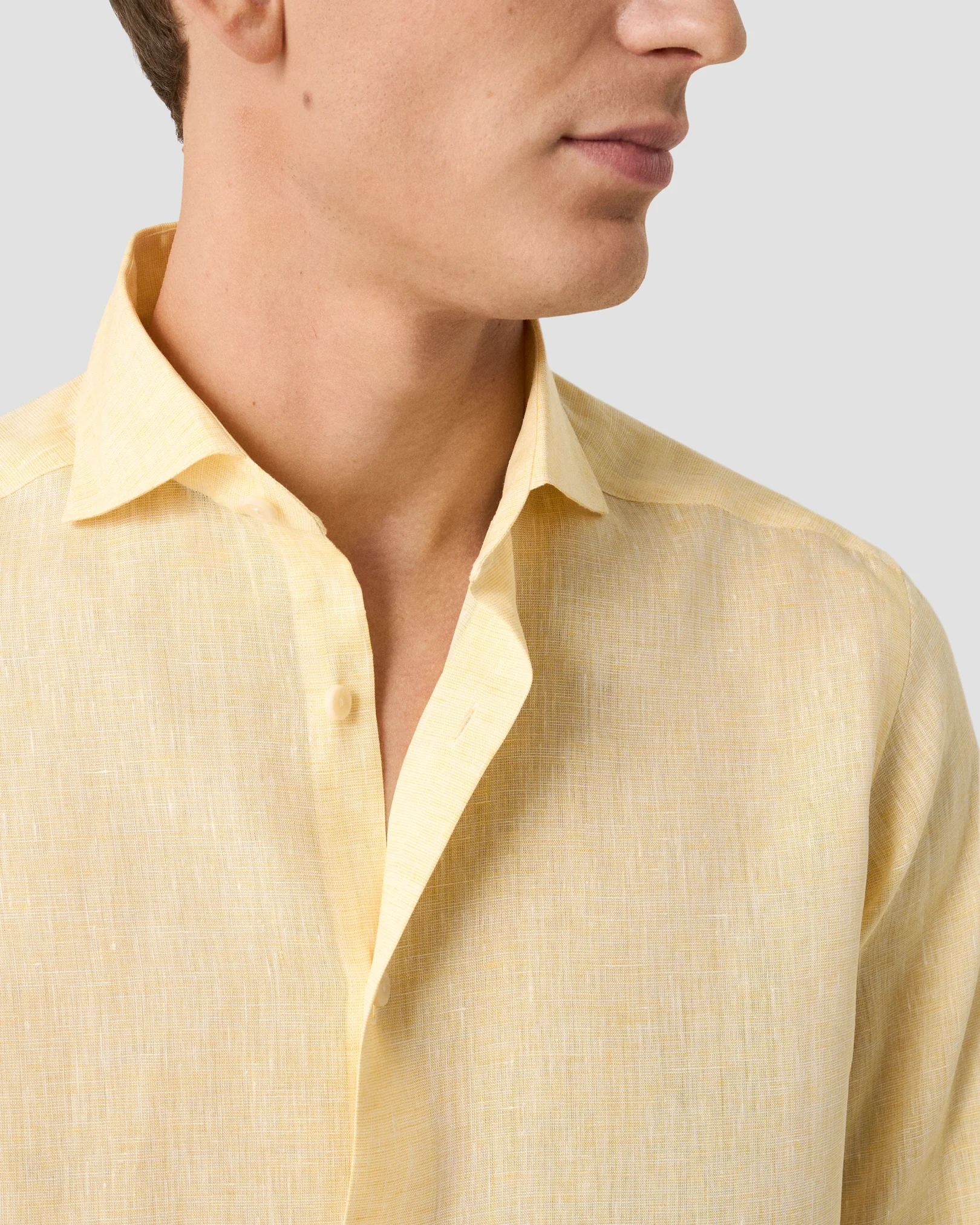 Solid Linen Shirt - Eton