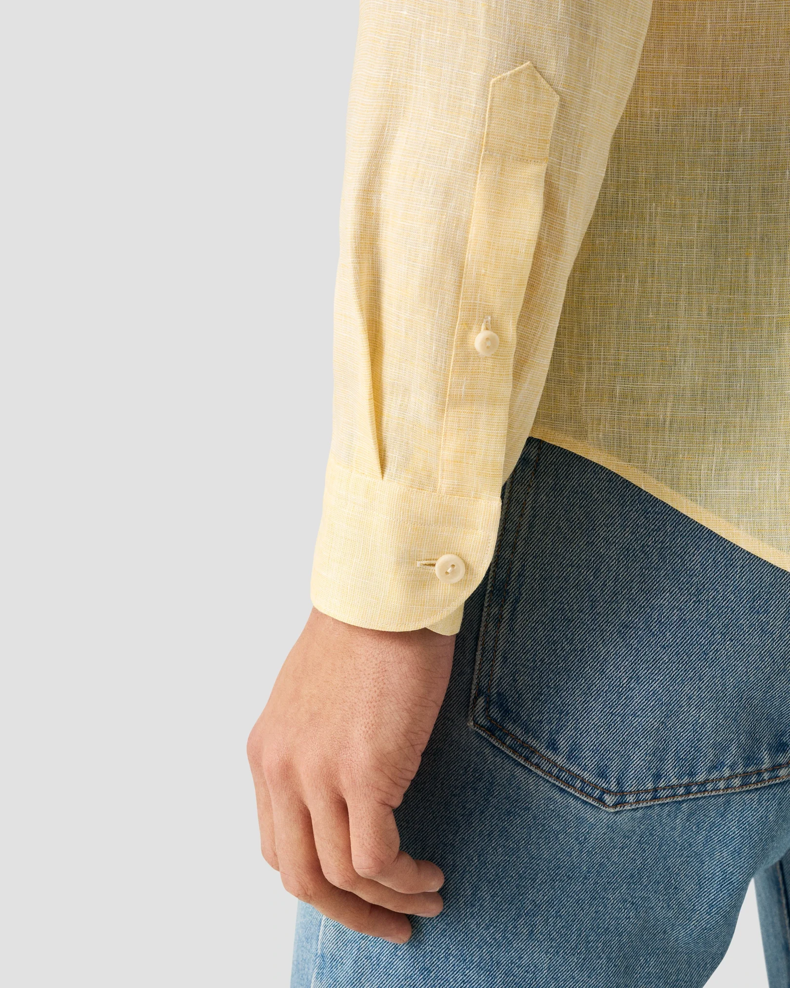 Solid Linen Shirt - Eton