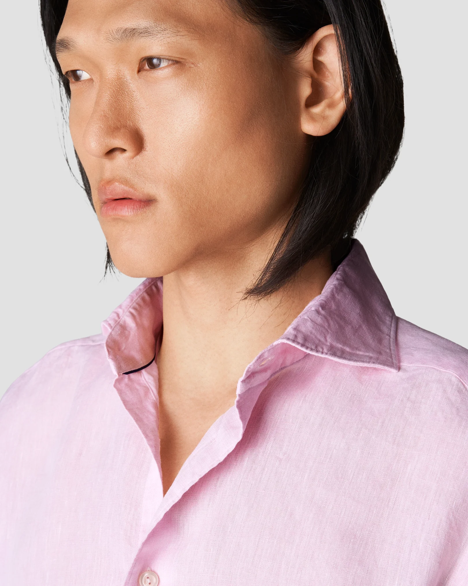 Pink Linen Shirt - Eton